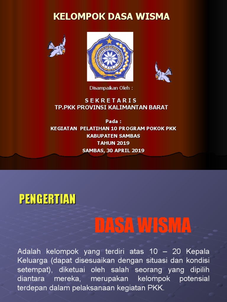 Administrasi Dasa Wisma (Bimtek) | PDF