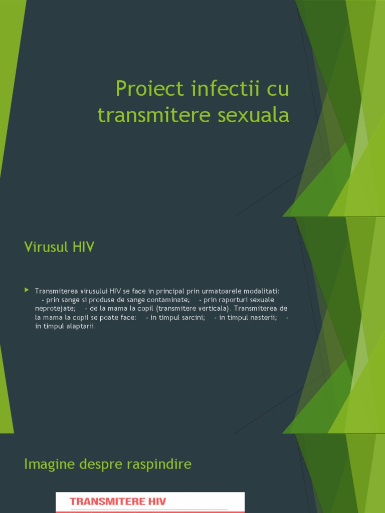 Proiect Infectii Cu Transmitere Sexuala | PDF