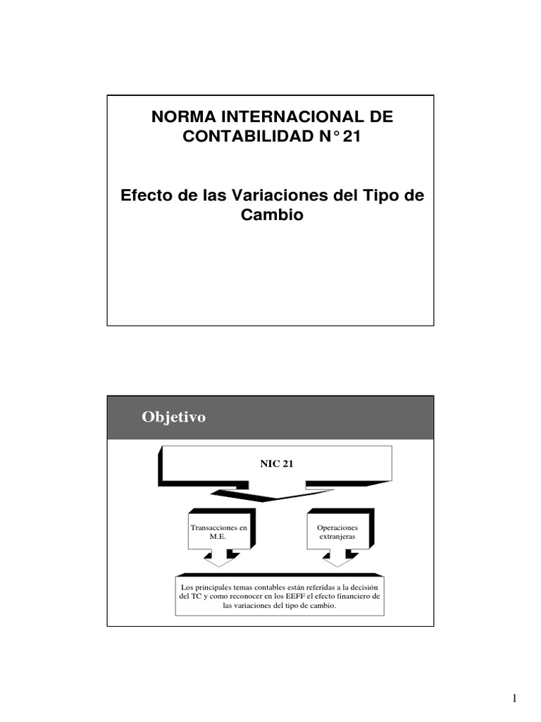 Nic 21 y Nic 23 | PDF | Contabilidad | Tipo de cambio