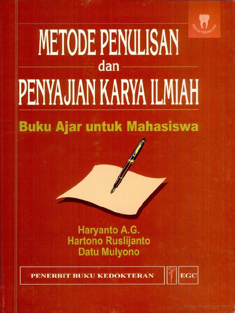 Metode Penulisan Dan Penyajian Karya Ilmiah | PDF