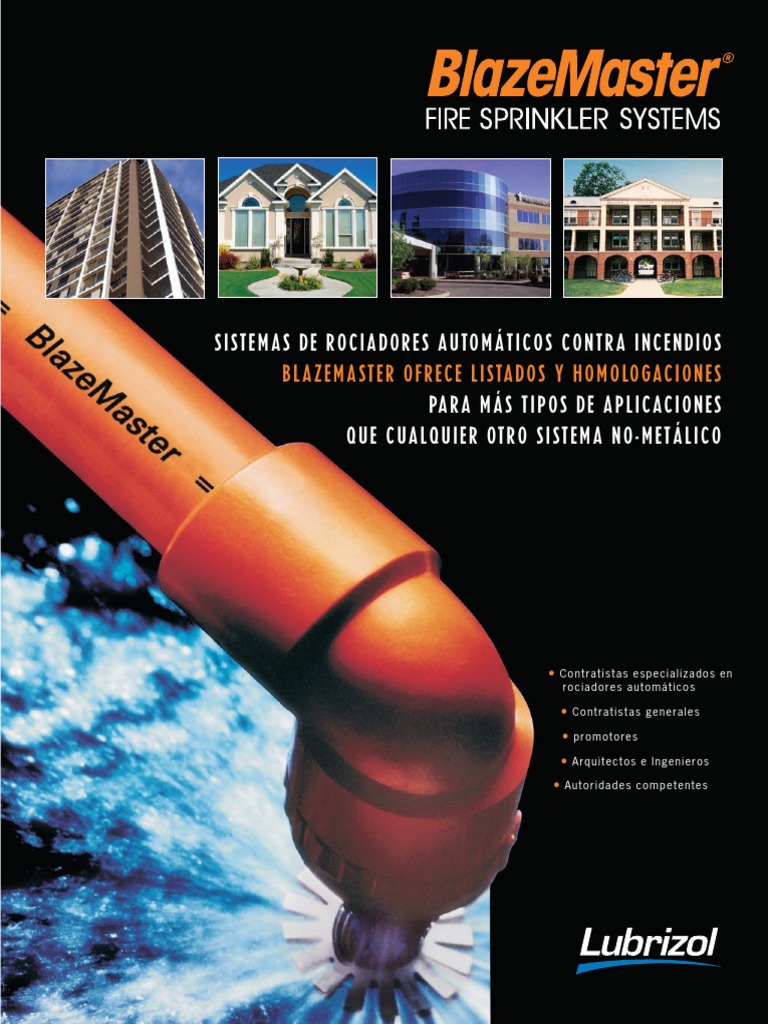 BlazeMaster General Brochure - Spanish | PDF | Agua