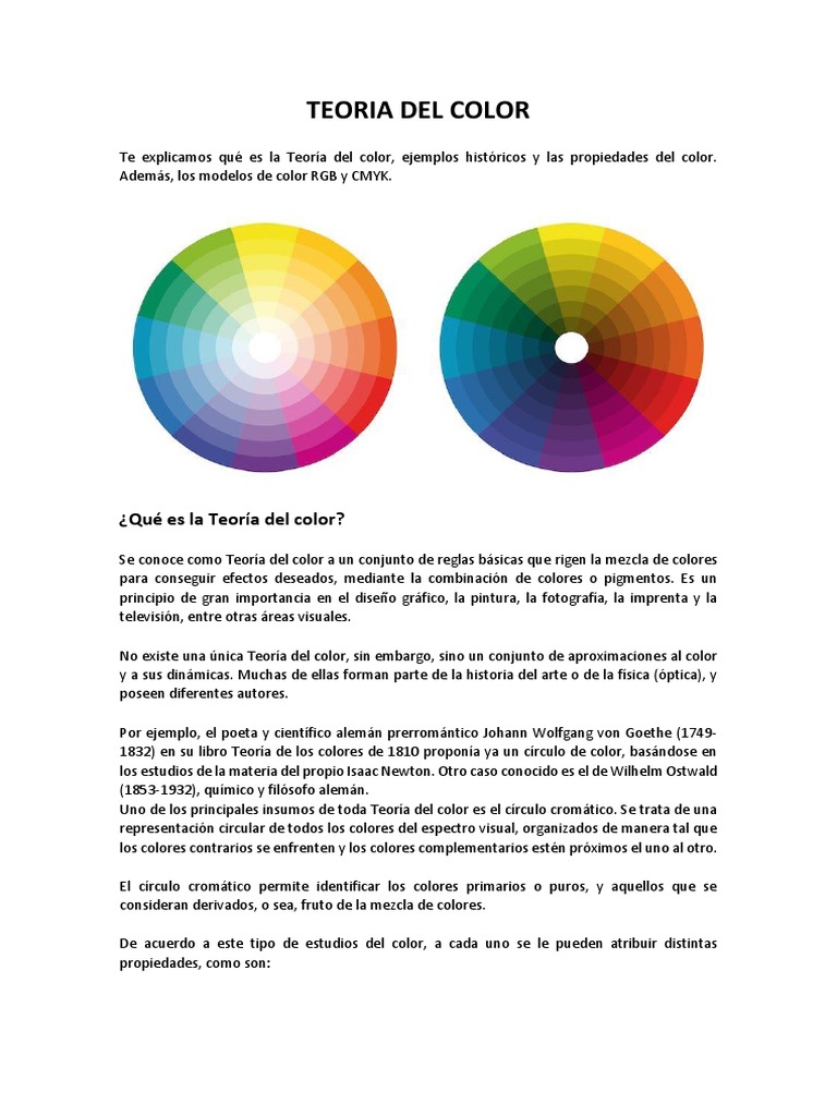 3 Teoria Del Color | PDF | Color | Cian