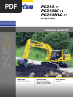 JS205 SC/LC/NLC: Tracked Excavator | PDF | Truck | Brake
