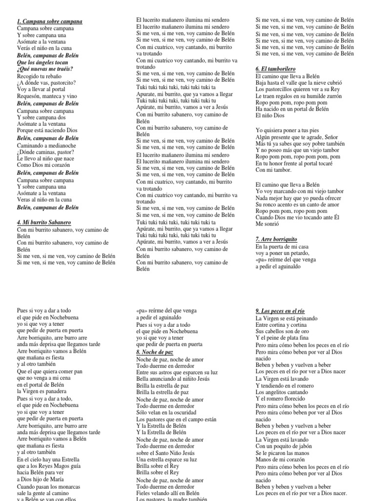 Cantos para Procesion de Posada | PDF | María, madre de Jesús