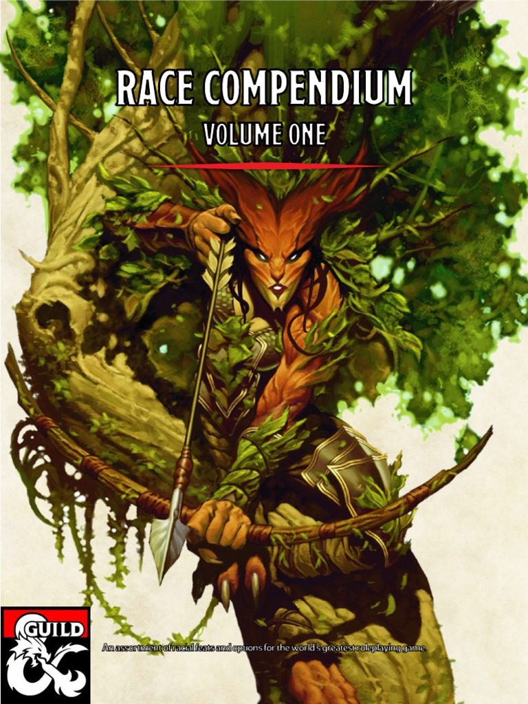 Race Compendium - Volume One | PDF | Dwarf (Dungeons & Dragons) | Elf (Dungeons & Dragons)