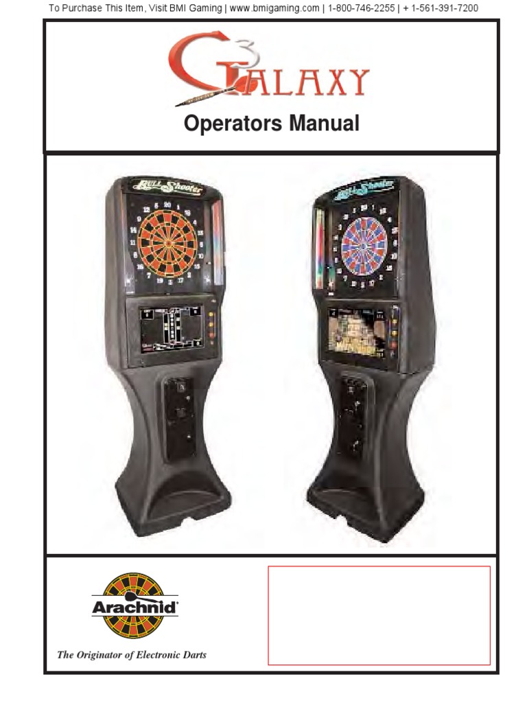 Galaxy 3 Live Dartboard Users Manual Arachnid Darts | PDF | License ...