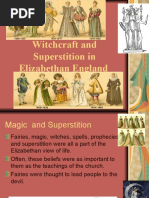 Elizabethan Superstitions and Witches | PDF | Witchcraft | Luck