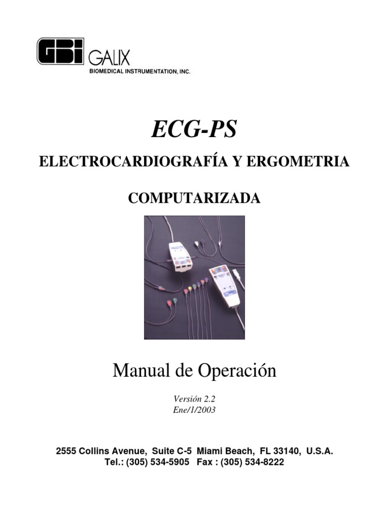Manual ECG-PS para Cardiólogos | PDF | Electrocardiografia | Ventana ...