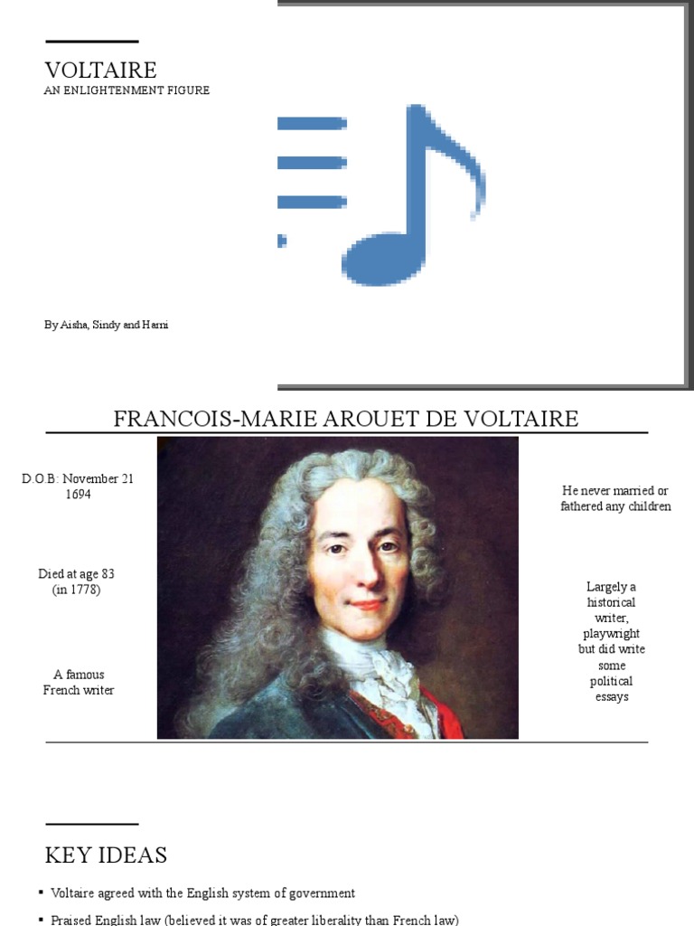 Voltaire: An Enlightenment Figure | PDF | Voltaire