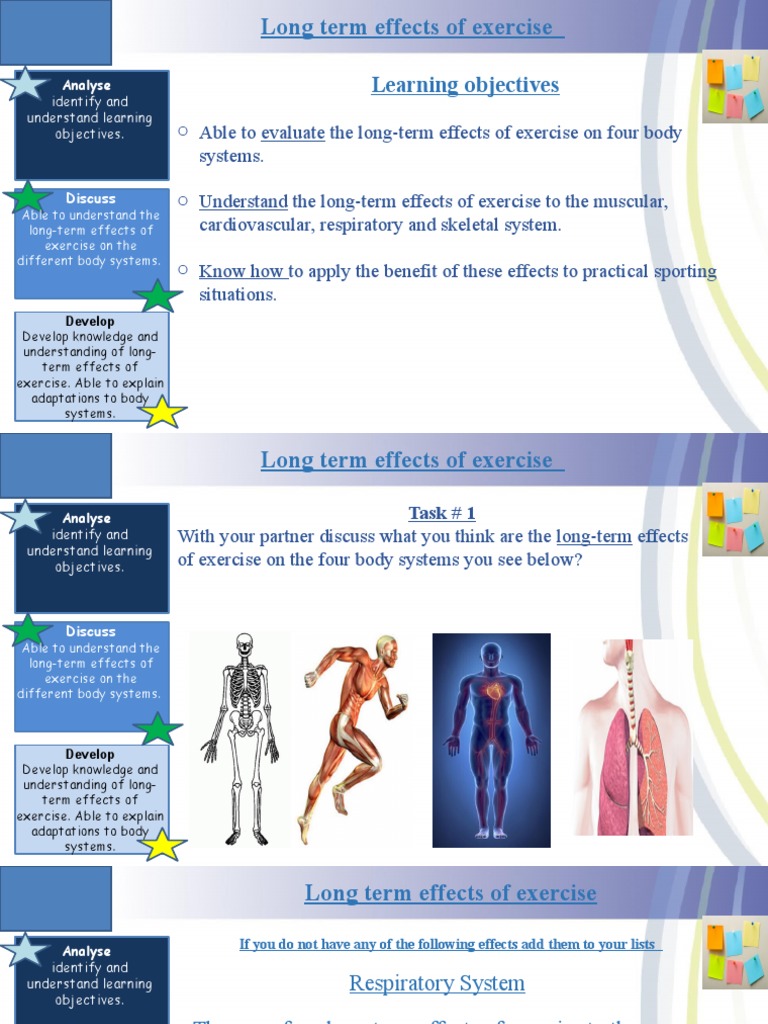 Lesson 10 Long Term Effects of Exercise | PDF | Muscle | Skeletal Muscle
