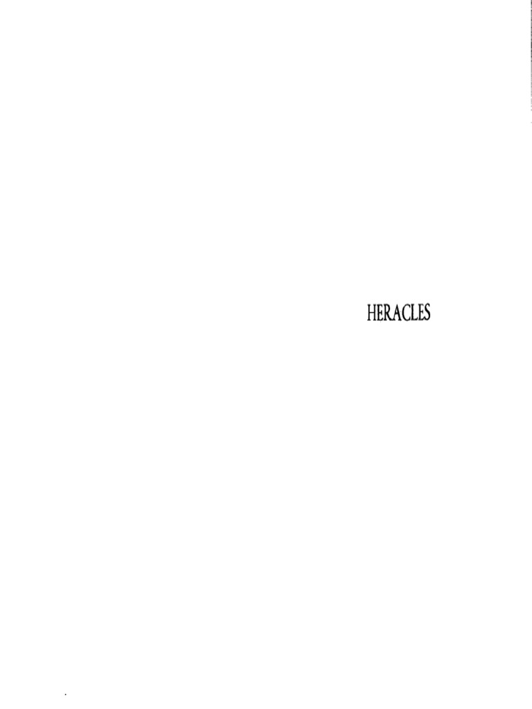 06.3. Eurípides. Tragedias. Eurípides (Heracles) | PDF | Tragedia griega | Sófocles
