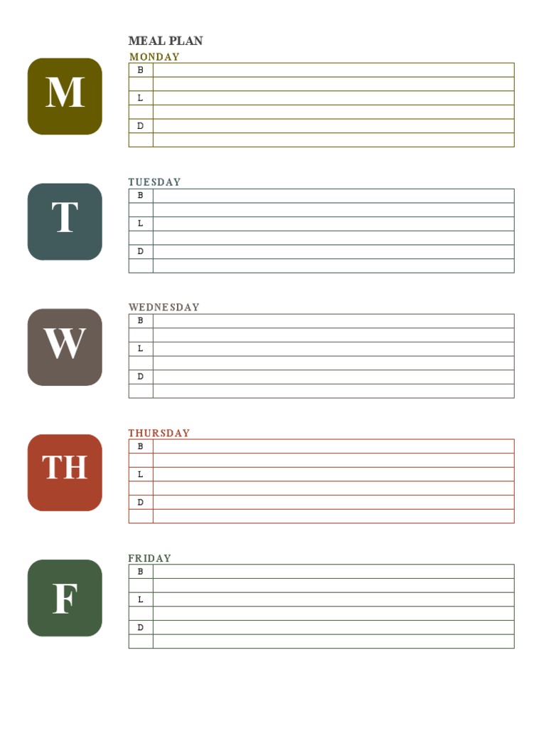 Meal Plan | PDF