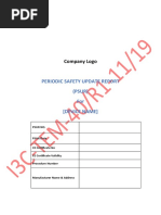 Template PMS Report TL01 V01 | PDF | Risk | Medical Device