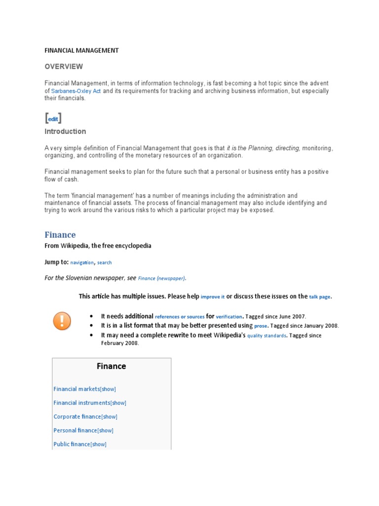 Financial Management Essentials | PDF | Finance & Money Management | Credit