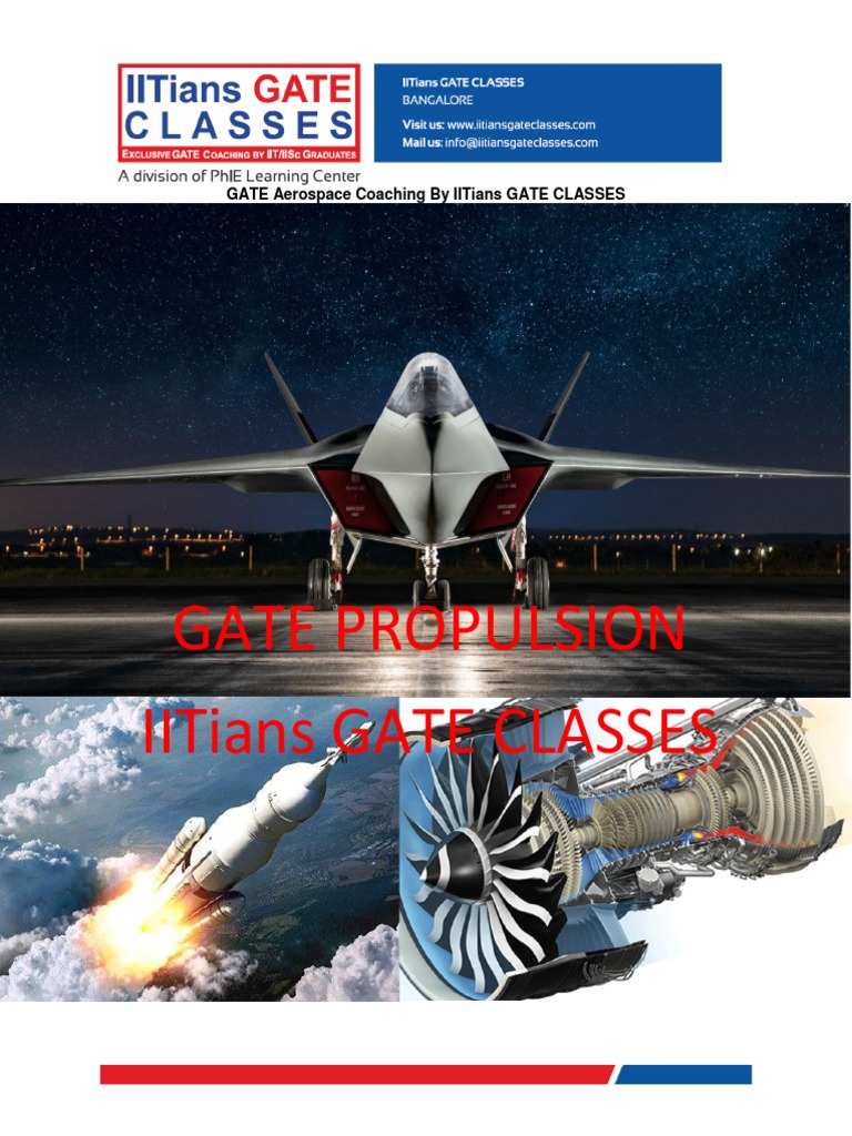 GATE Aero-Propulsion by IGC | PDF | Jet Engine | Rocket Engine