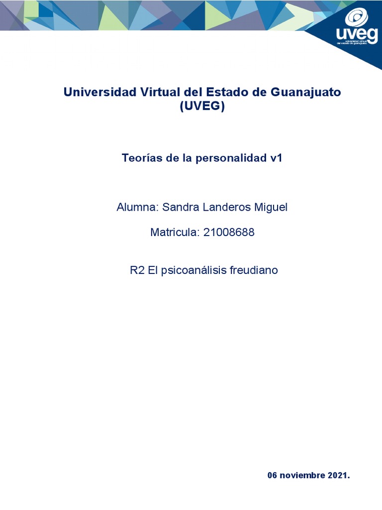 Landeros Sandra R2 U1. | PDF | Psicoanálisis | Carné de identidad