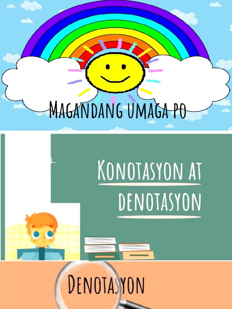 Konotasyon at Denotasyon | PDF