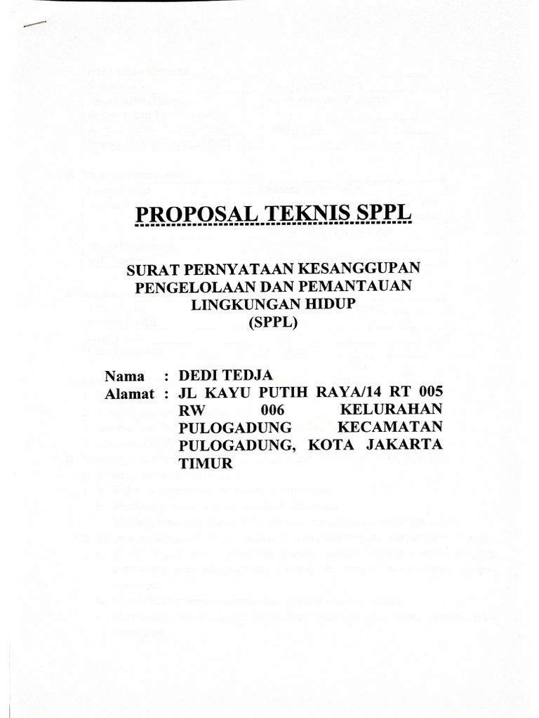 Proposal SPPL | PDF
