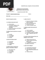 Examen Catecismo | PDF | Confirmación | eucaristía