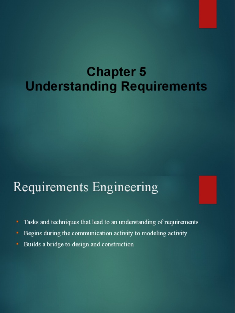 Chapter 5 Understanding Requirements | PDF | Information Technology ...