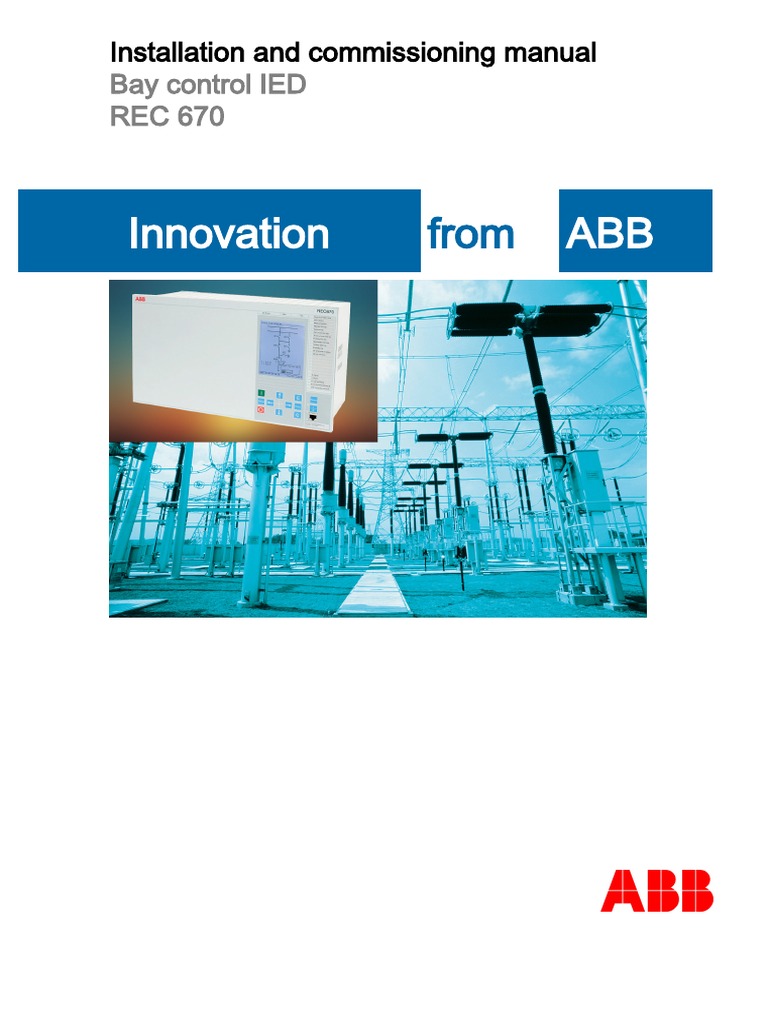 Innovation ABB: Bay Control IED REC 670 | PDF | Electrostatic Discharge ...