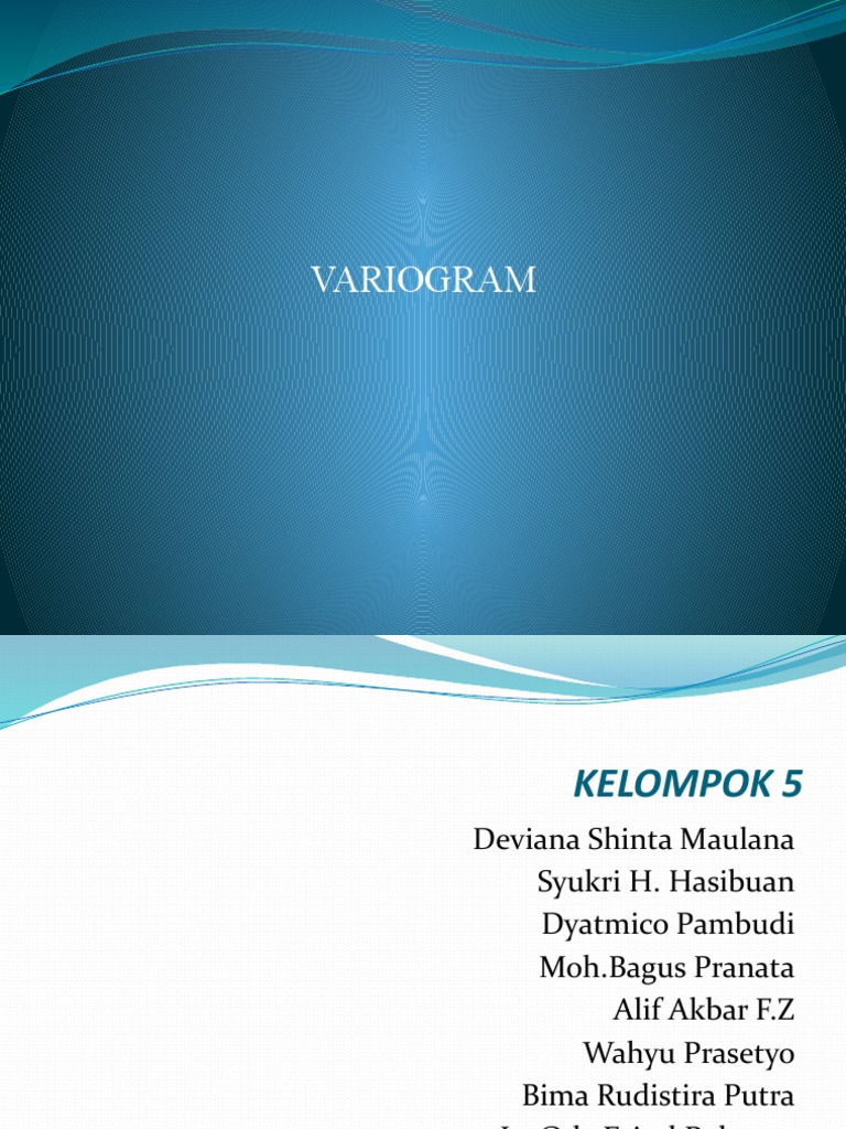Variogram | PDF
