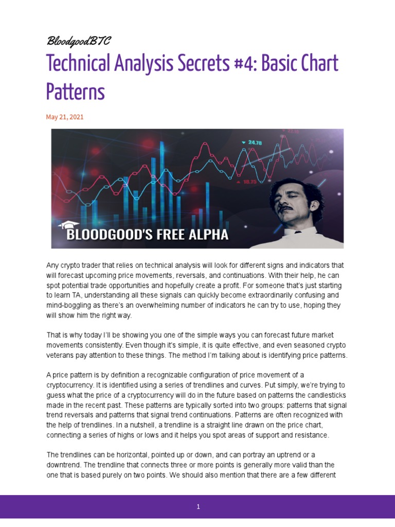 TA Secrets #4 - Basic Chart Patterns | PDF | Market Trend | Technical ...