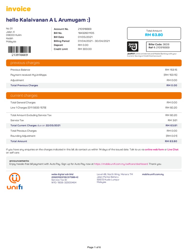 Invoice: Hello Kalaivanan A L Arumugam:) | PDF | Debit Card | Cheque