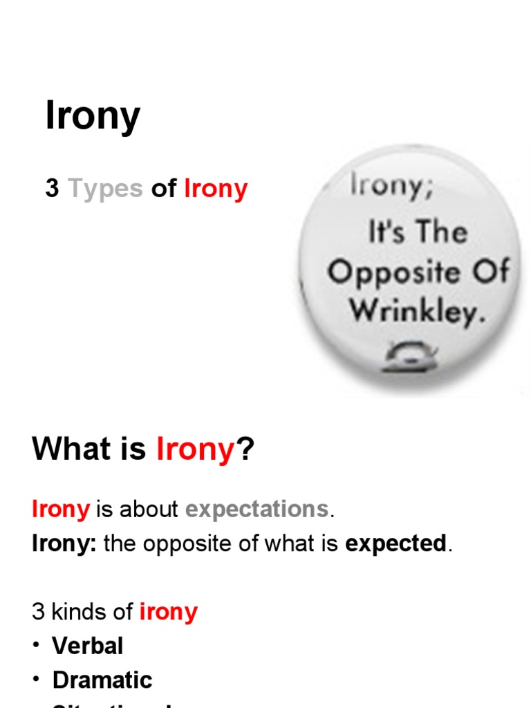 Three Types of Irony | PDF | Irony