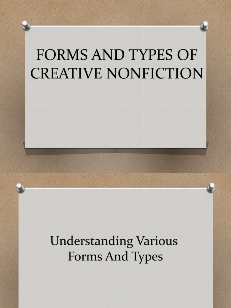 Types of Creative Nonfiction Explained | PDF | Biography | Creative ...