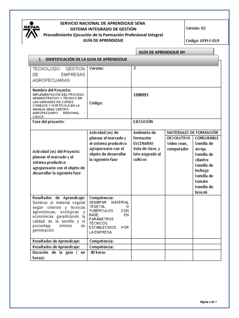 GFPI-F-019 Formato Guia de Aprendizaje | PDF | Siembra | Suelo