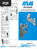 Atlas 618 Lathe Manual | PDF
