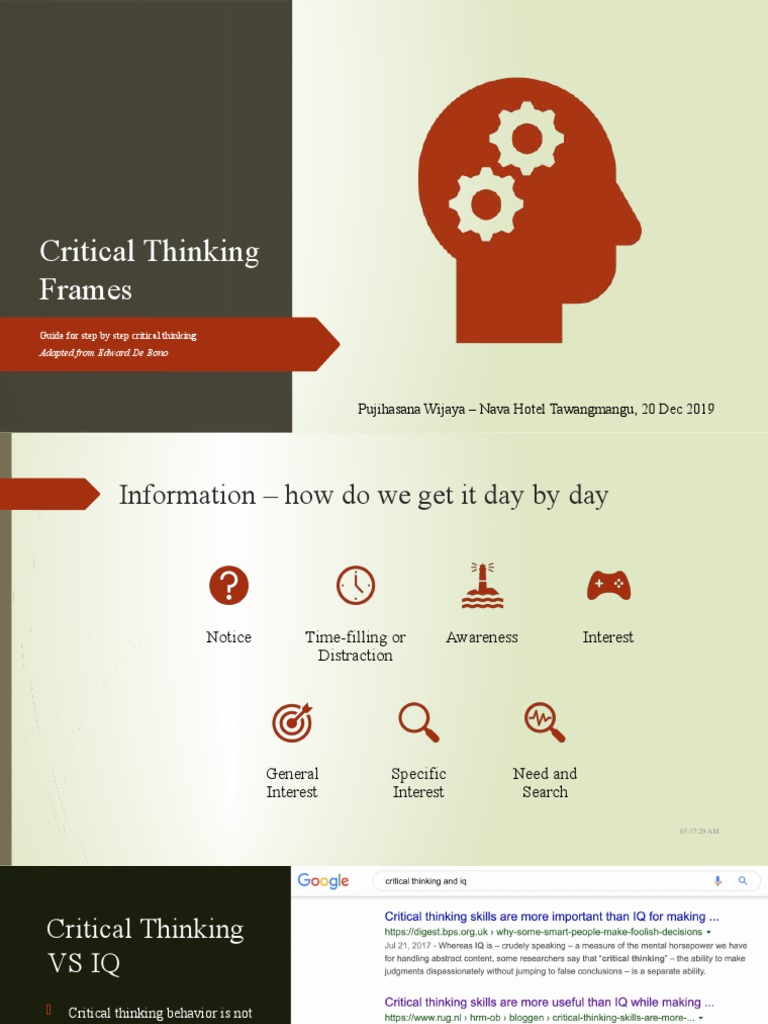 Critical Thinking Frames: Pujihasana Wijaya - Nava Hotel Tawangmangu ...