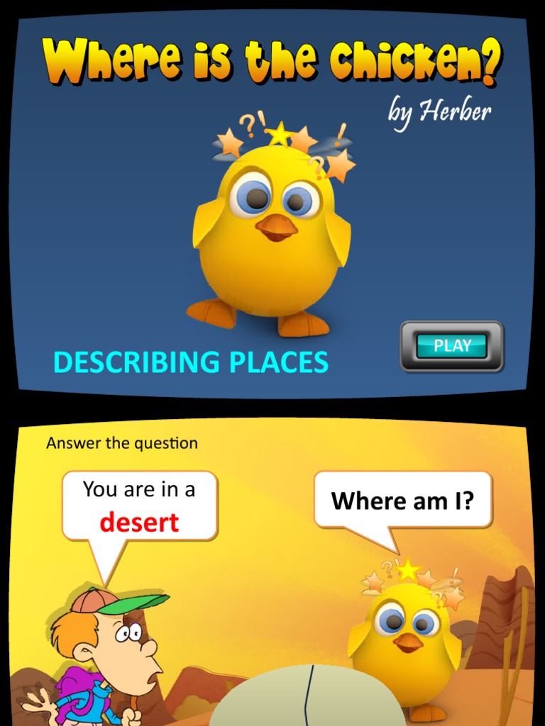 Describing Places Fun Activities Games Games 70260 | PDF | Self-Improvement