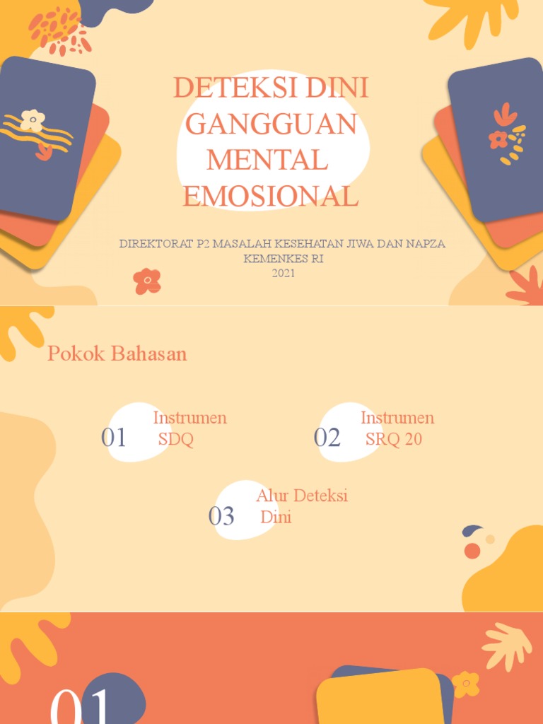 Penilaian SRQ 20 dan SDQ untuk GME | PDF