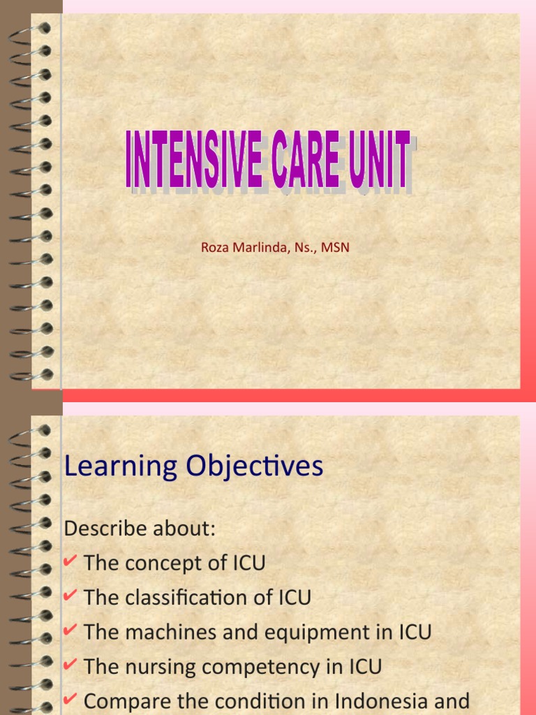 Intensive Care | PDF | Intensive Care Unit | Intensive Care Medicine