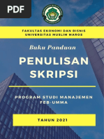 A 1skripsi-Pedoman Penulisan Skripsi Fb-Ukwms - Final-0703 (1) - 2 | PDF