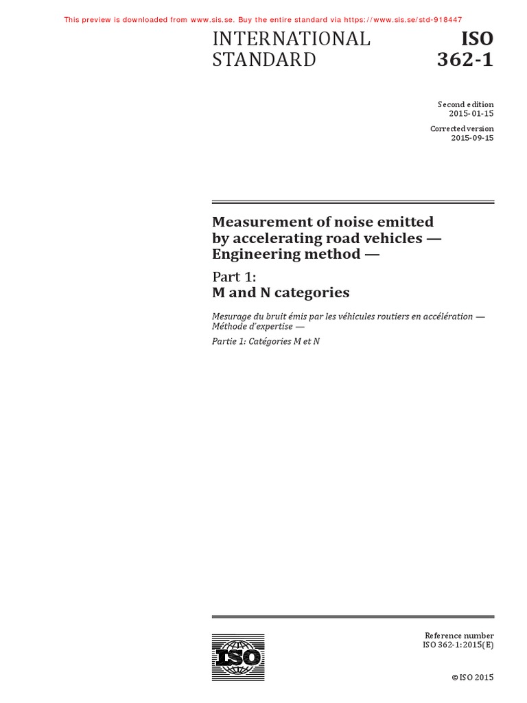 Iso 362 1 2015 en PDF | PDF | International Organization For ...