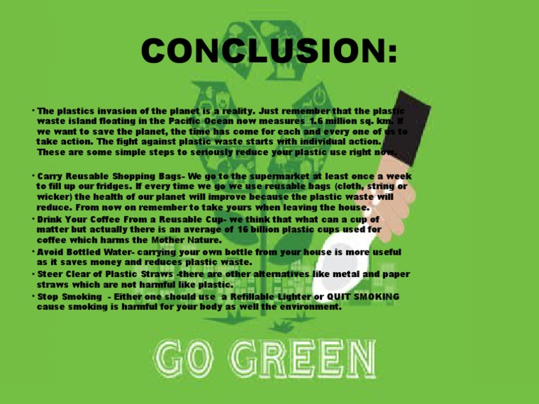 Conclusion - Go Green 1 | PDF