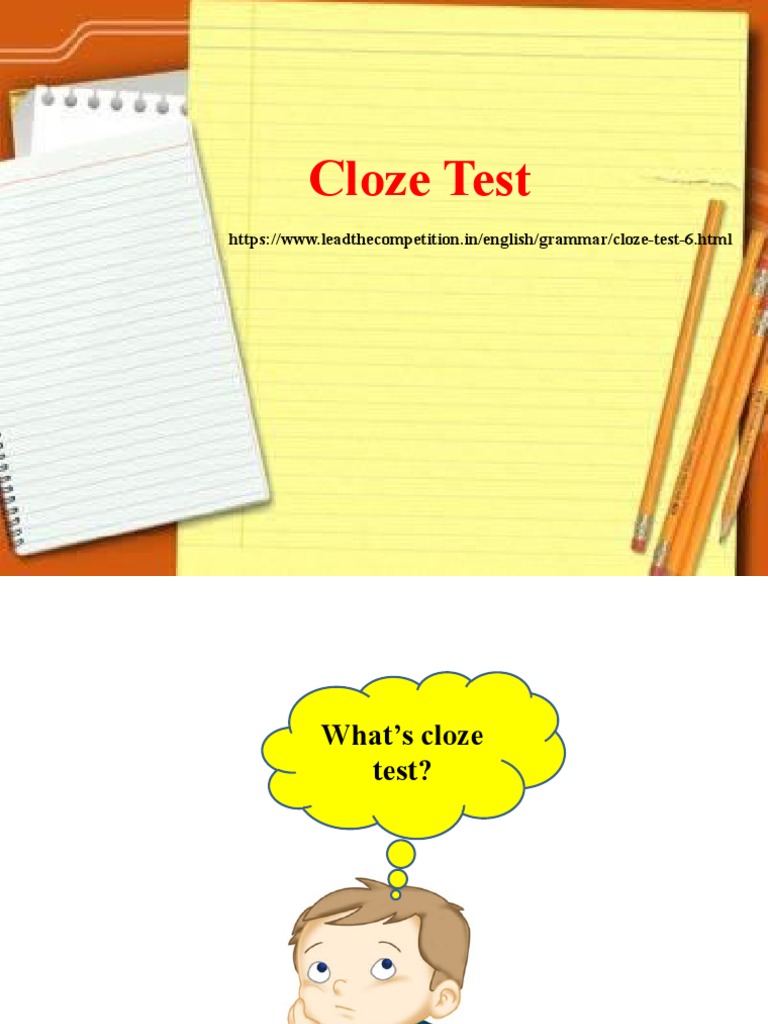 Cloze Tests | PDF | Semantic Units | Semantics