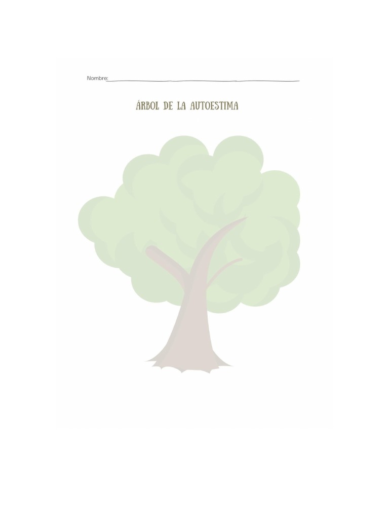 Árbol de La Autoestima | PDF