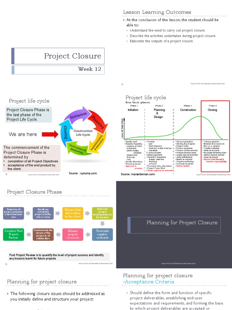 Project Closure Student Version | PDF | Project Management | Economies