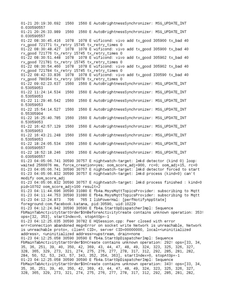 Log | PDF | Network Socket | Java (Programming Language)