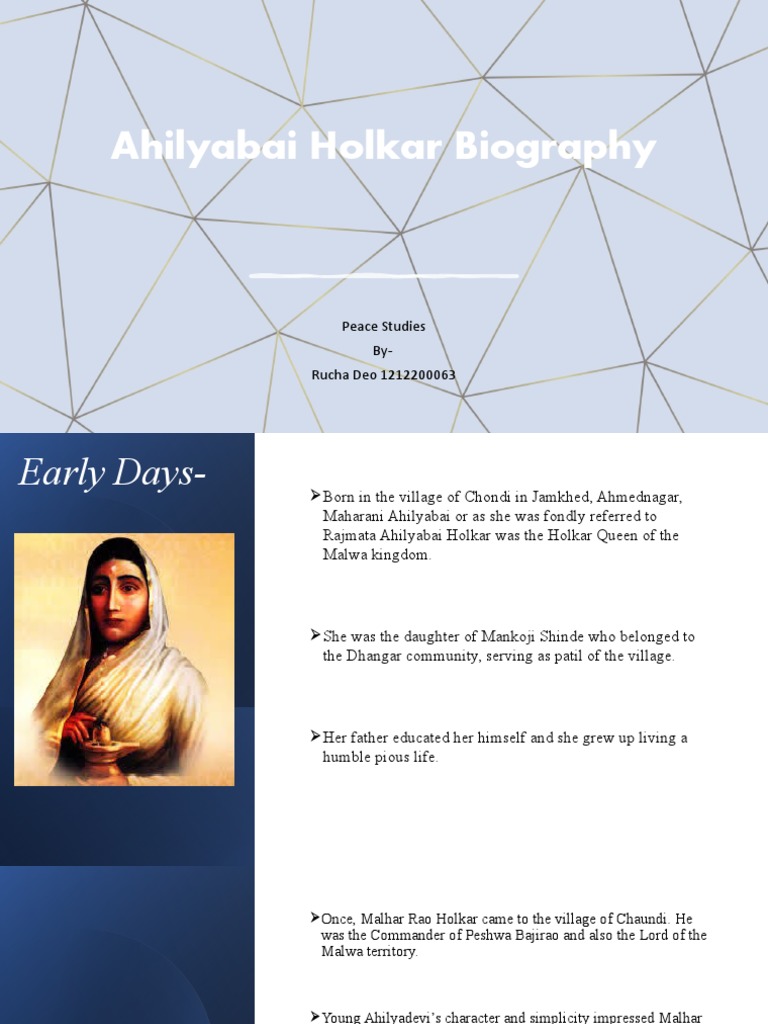 Peace Biography Presentation | PDF