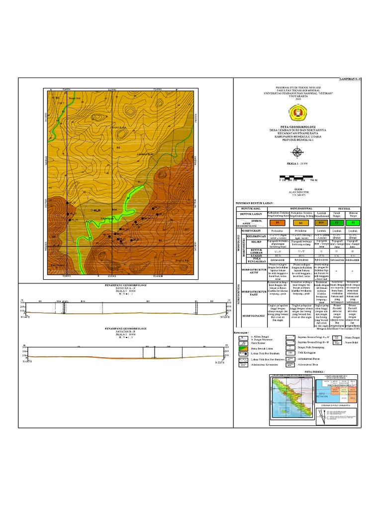#Lampiran 1C - Peta Geomorfologi (A0) | PDF