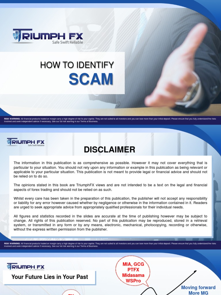 (En) How To Identify Scam | PDF | Investor | Business