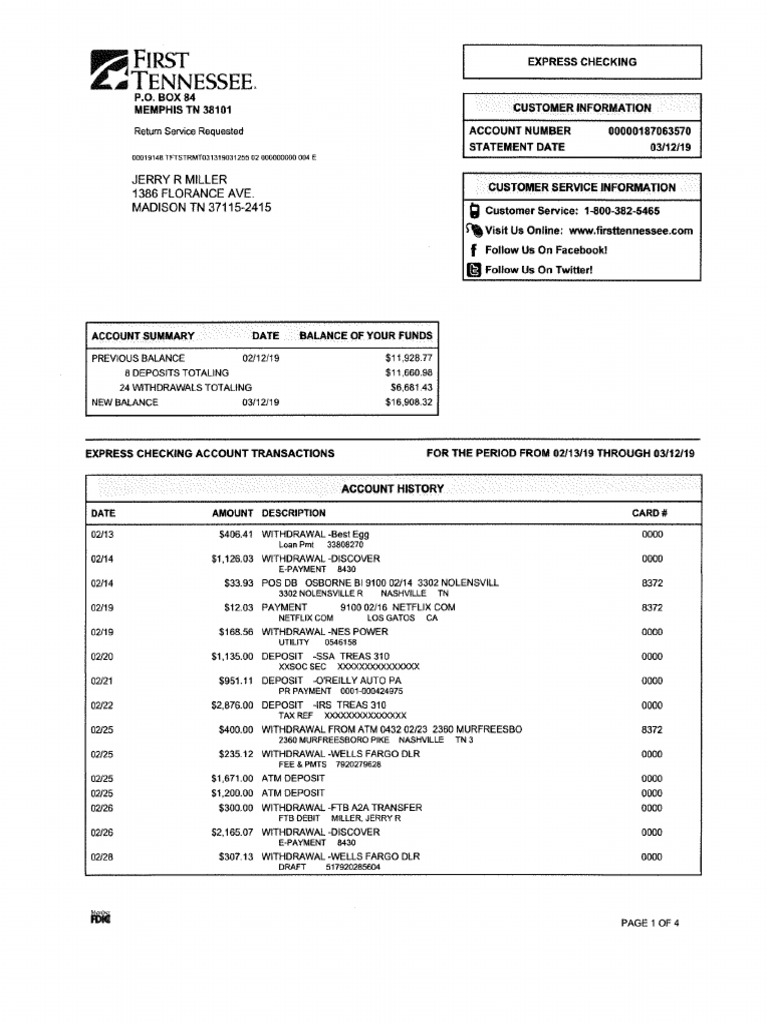 Bank Statement 2 PDF | PDF