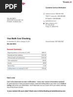 Bank of America Bank Statement - 1 | PDF | Finance & Money Management