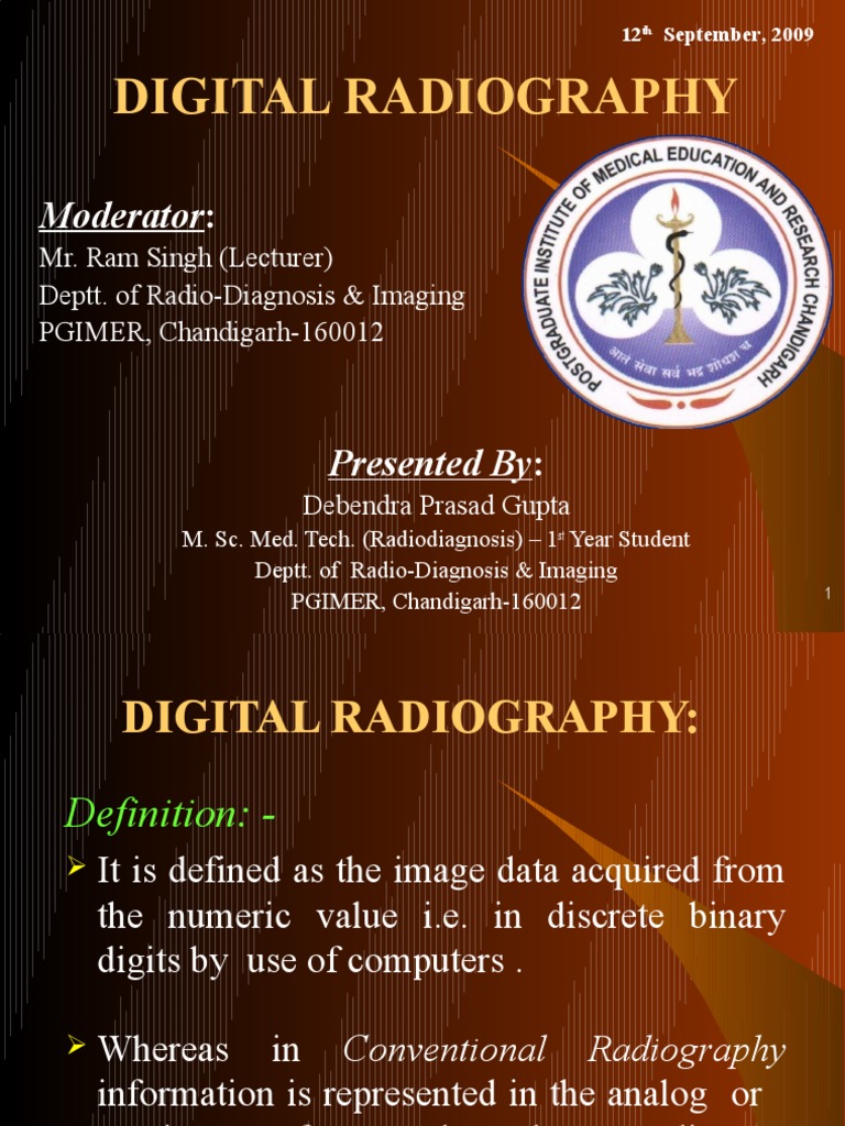 Digital Radiography | PDF | Radiography | Ct Scan