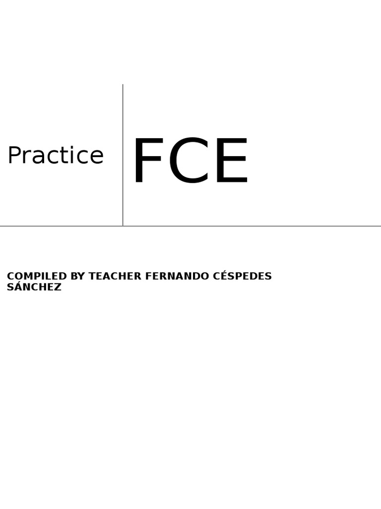 Practice FCE KEY WORD TRANSFORMATION EXERCISES | PDF